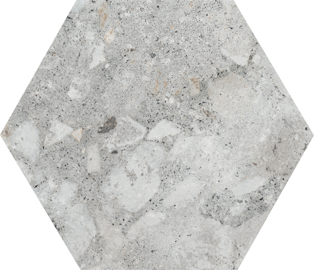 Cemrock 8.5x10 Hexagon White Matte Porcelain Tile — Urban Coast Tile