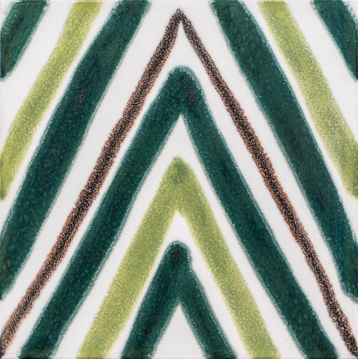Malibu 6x6 Rave Green Deco Porcelain Tile — Urban Coast Tile