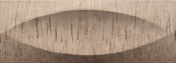 Surf 3x8 Beige Deco Gloss Porcelain Tile — Urban Coast Tile