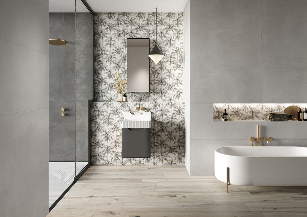 West Palm 24x48 Bianco Pattern Matte Porcelain Tile — Urban Coast Tile